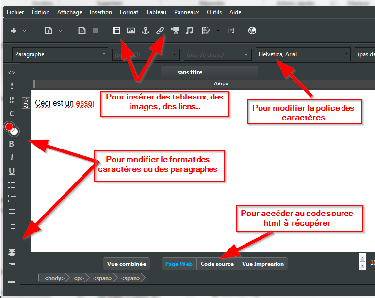 Mettre en forme le texte avec la fonction html (ESIDOC et BCDI)